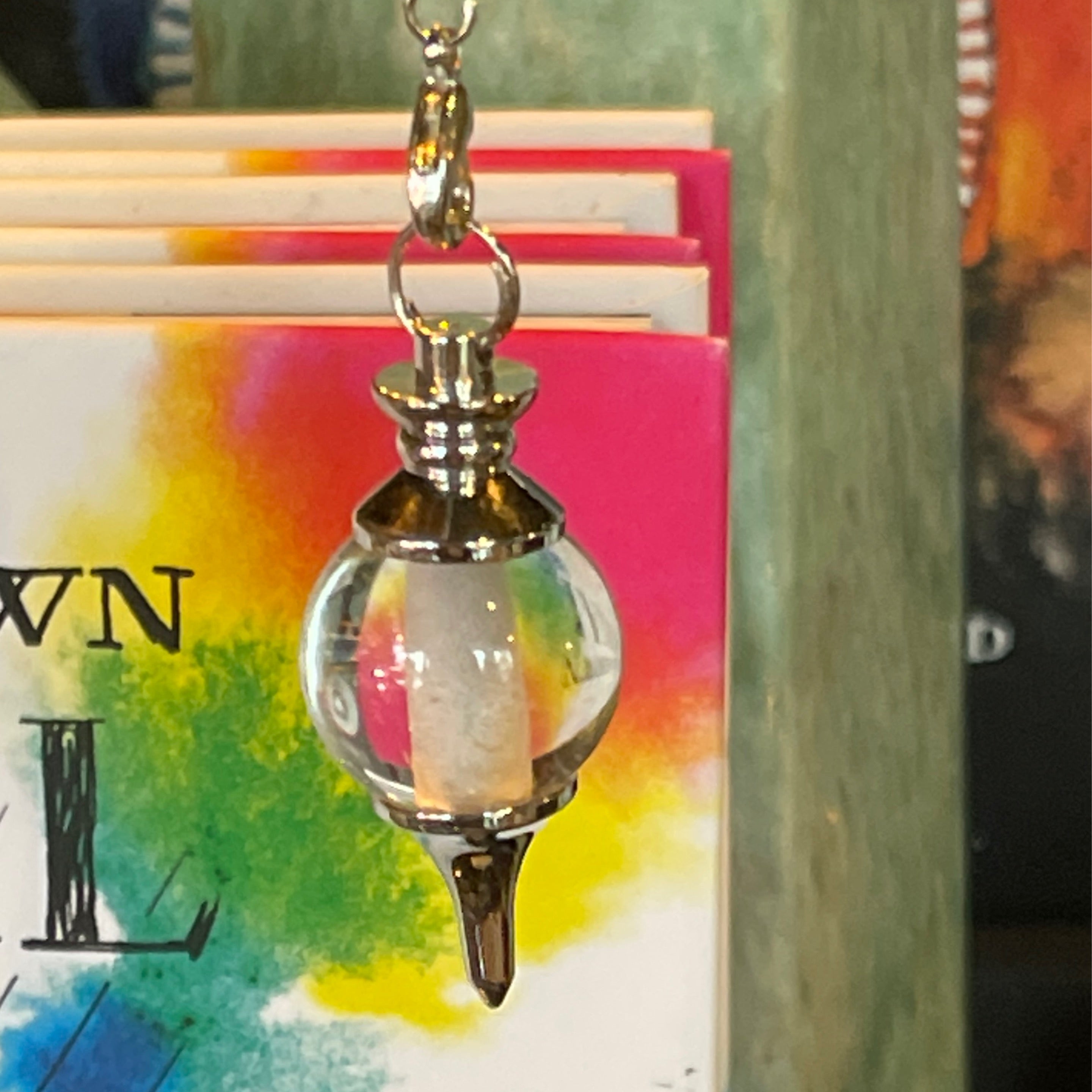 Round Clear Quartz Pendulums | WYATT MOON MERCANTILE